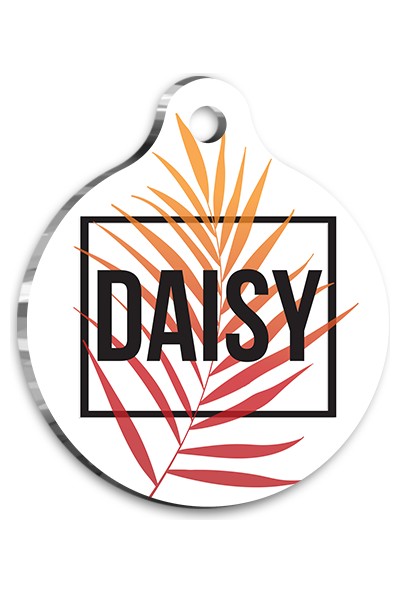 Altın Pati Sonbahar Desenli Kedi Köpek Künyesi