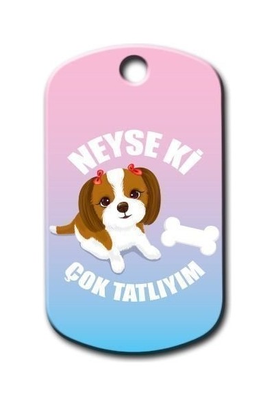Altın Pati Köpek Kedi Künyesi Large Altın Pati Köpek Kedi Künyesi Large