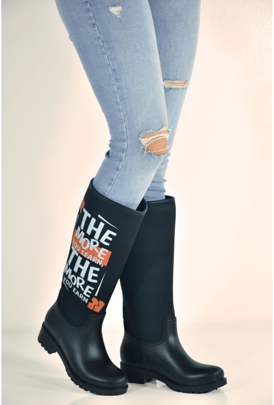 Odesa Ayakkabı Kadın Fashion Özel Tasarım Siyah Çizme Odesa Ayakkabı Kadın Fashion Özel Tasarım Siyah Çizme