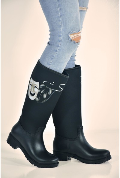 Odesa Ayakkabı Kadın Özel Tasarım Yağmur Çizmesi