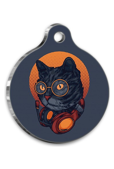 Altın Pati Tasarım 5 Yuvarlak Kedi Künyesi Altın Pati Tasarım 5 Yuvarlak Kedi Künyesi