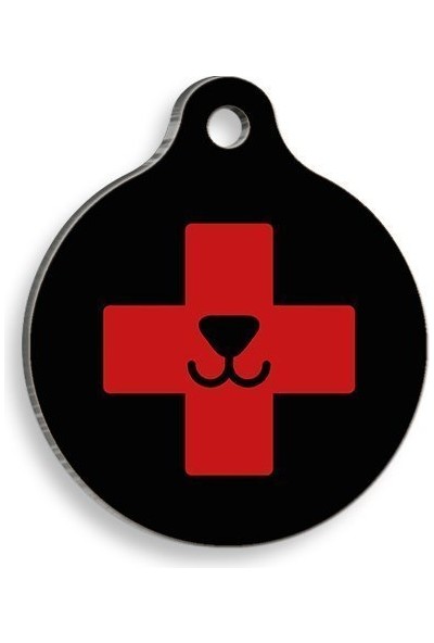 Altın Pati Köpek Kedi Künyesi Small 2,5 cm