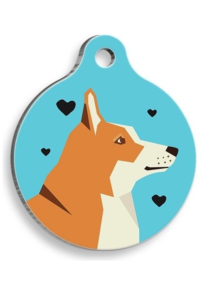 Altın Pati Köpek Kedi Künyesi Small 2,5 cm Altın Pati Köpek Kedi Künyesi Small 2,5 cm