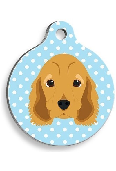 Altın Pati Köpek Kedi Künyesi Medium 3 cm