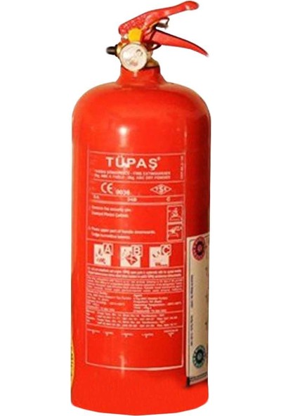 Valentino 2 kg Yangın Söndürme Cihazı Kuru Kimyevi Tozlu Tse Belgeli Tüpaş