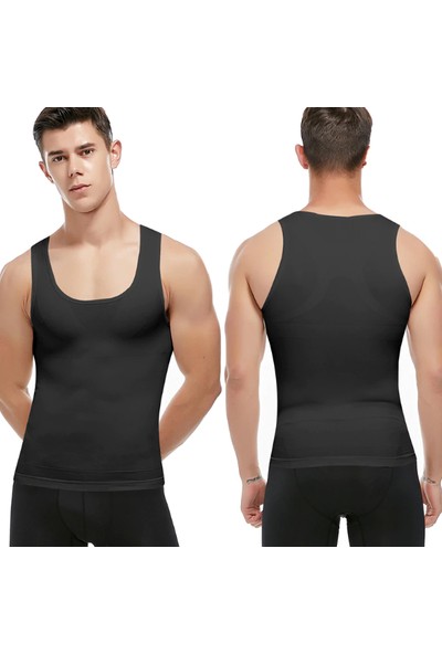 Secret Moda Form Angel Toparlayıcı Gizleyici Erkek Atlet Korse Siyah 6012 Secret Moda Form Angel Toparlayıcı Gizleyici Erkek Atlet Korse Siyah 6012