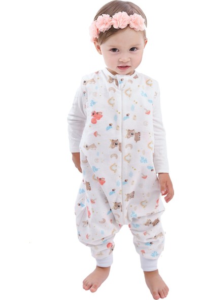 Enhitbaby Çocuk Bebek Çift Katlı Pazen Uyku Tulumu 1 Tog 6-12 Ay