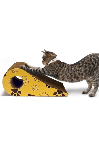 Artikel Ondüle Karton Kedi Tırmalama Tahtası, Kedi Tırmalama Rampası 35X15,5X21CM