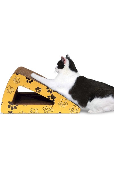 Artikel Ondüle Karton Kedi Tırmalama Tahtası, Kedi Tırmalama Rampası 43X21,5X21CM