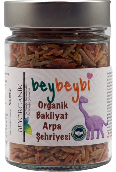 Beyorganik Beybeybi Beyorganik Organik Bakliyat Arpa Şehriyesi 200GR