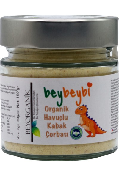 Beyorganik Beybeybi Beyorganik Organik Prebiyotikli Havuçlu Kabak Çorbası