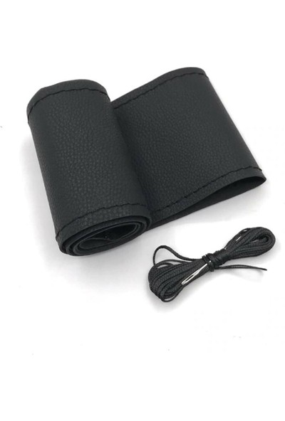 Mehmet Oygur Siyah Dikmeli Direksiyon Kılıfı Araç Dikişli Direksiyon Kılıfı Direksiyonkılıfı