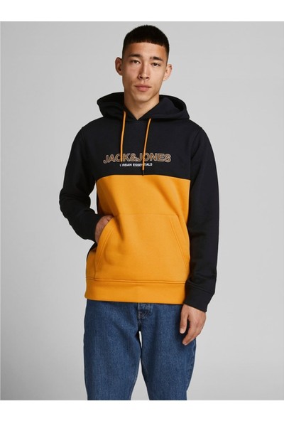Jack & Jones Erkek Sweat Golden Orange 12190441