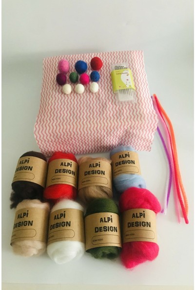Alpi Design Alpi Designs Keçe Figür Seti Figür Set Alpi Design Alpi Designs Keçe Figür Seti Figür Set