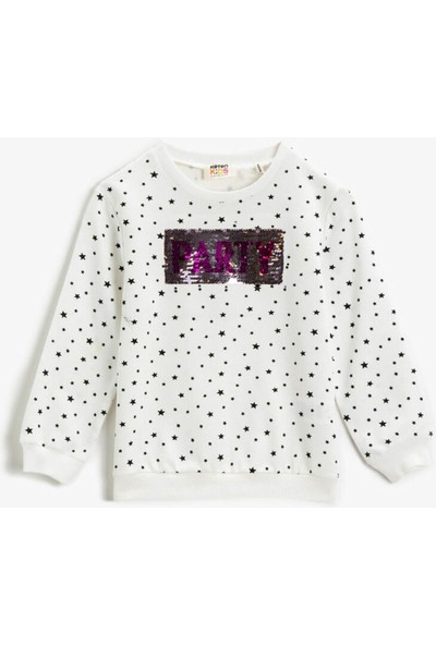 Koton Kız Çocuk Sweat Ekru 2KKG17063OK