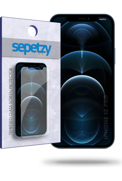 Sepetzy Apple iPhone 12 Pro Uyumlu Temperli Cam Ekran Koruyucu Sepetzy Apple iPhone 12 Pro Uyumlu Temperli Cam Ekran Koruyucu