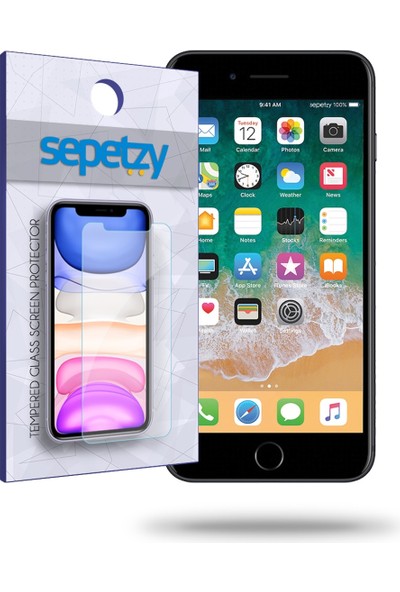 Sepetzy Apple iPhone 7 Plus Uyumlu Temperli Cam Ekran Koruyucu Sepetzy Apple iPhone 7 Plus Uyumlu Temperli Cam Ekran Koruyucu