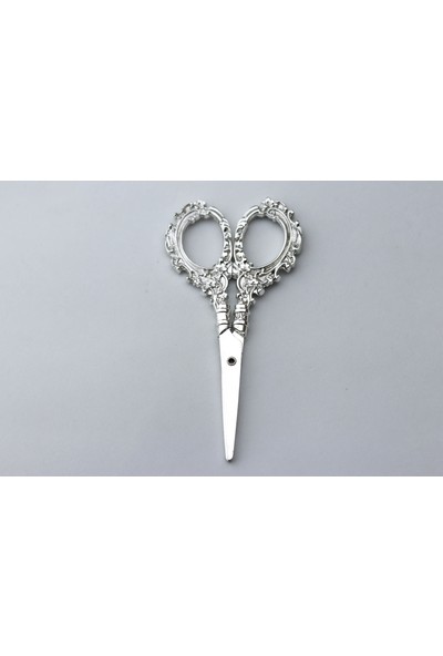 Bayram Desenli Gösterişli Zarif Nişan Makası Gümüş
