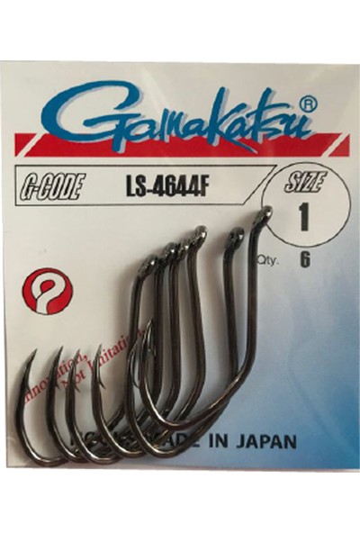 Gamakatsu D. Gamakatsu LS-4644F No:1 Olta Iğnesi