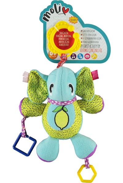 Molie Sevimli Çıngıraklı Fil Molie Sevimli Çıngıraklı Fil