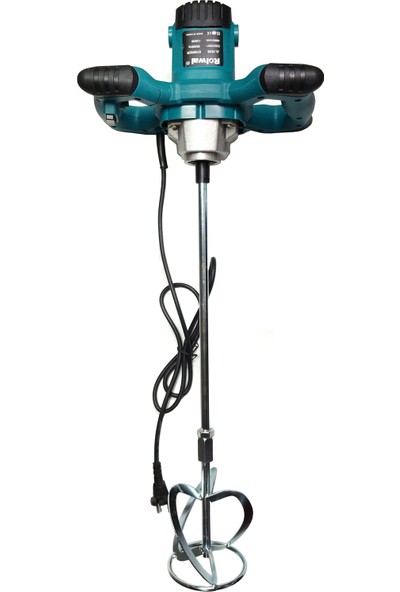 Rolwal Profesyonel 1300W Devir Ayarlı Boya ve Harç Karıştırıcı Mikser Rolwal Profesyonel 1300W Devir Ayarlı Boya ve Harç Karıştırıcı Mikser