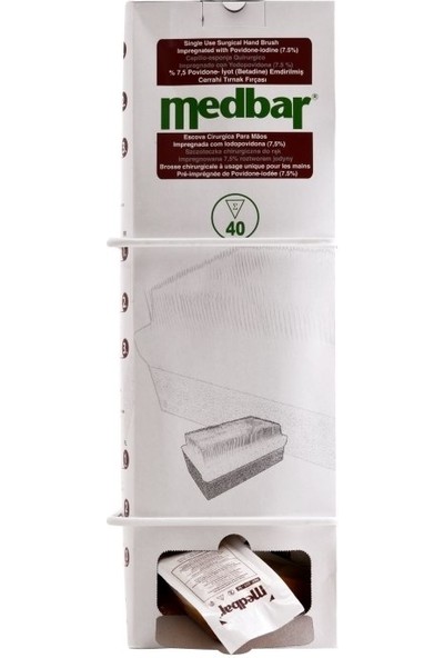 Medbar Cerrahi El ve Tırnak Fırçası %7.5 Providone-Iyot 1 Adet Medbar Cerrahi El ve Tırnak Fırçası %7.5 Providone-Iyot 1 Adet