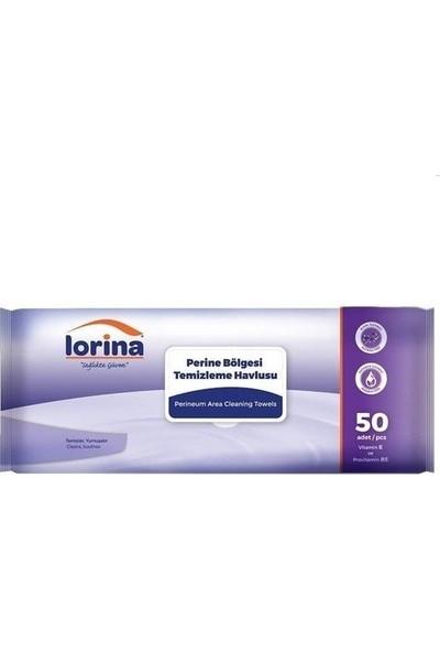 Lorina Perine Bölgesi Temizleme Havlusu 50'lik
