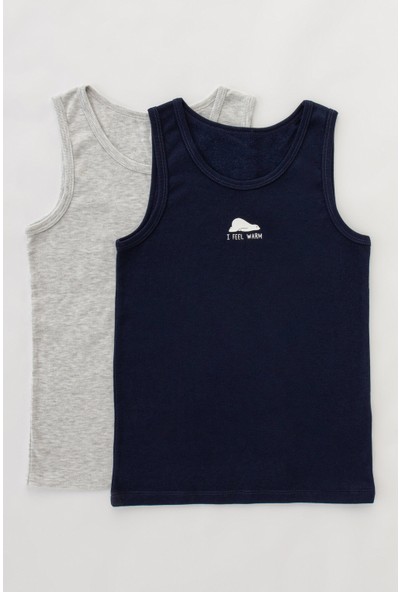 Penti Çok Renkli Erkek Çocuk Warm Termal 2li Atlet