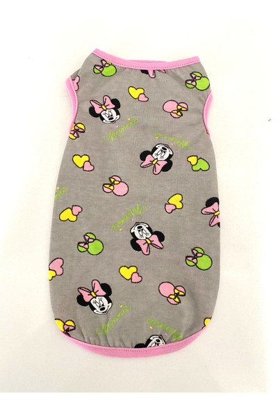 Dogi & Dog Dogi&dog Micky Gri Kedi Köpek Atleti ( 1 Kg-10 Kg)