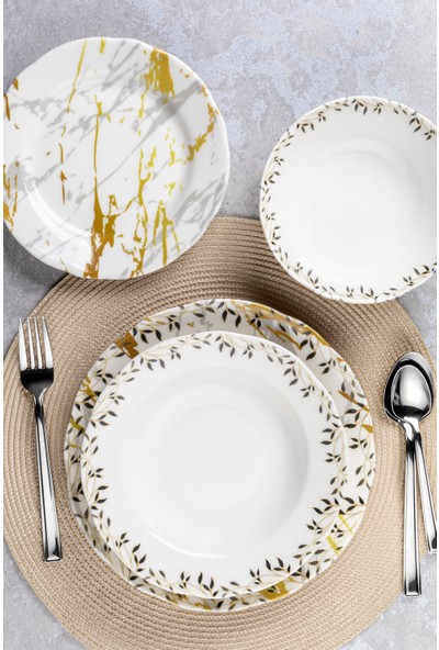 Tulu Liana 24 Parça Yemek Seti DB1355 Tulu Liana 24 Parça Yemek Seti DB1355