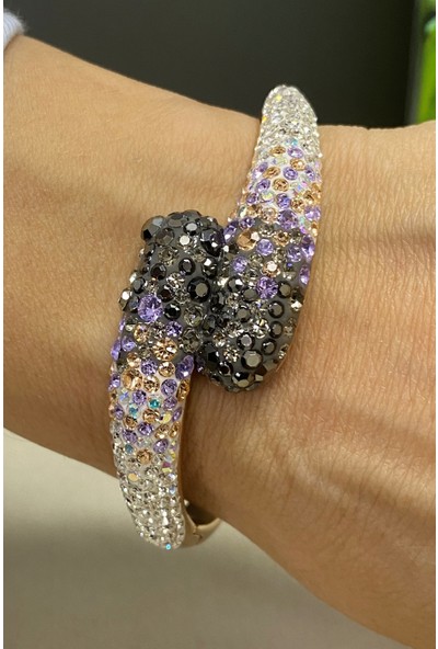 Palmiero Swarovski Mix Taşlı Bileklik