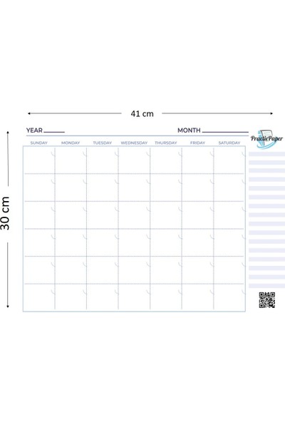 Practic Paper Mıknatıslı Planlayıcı