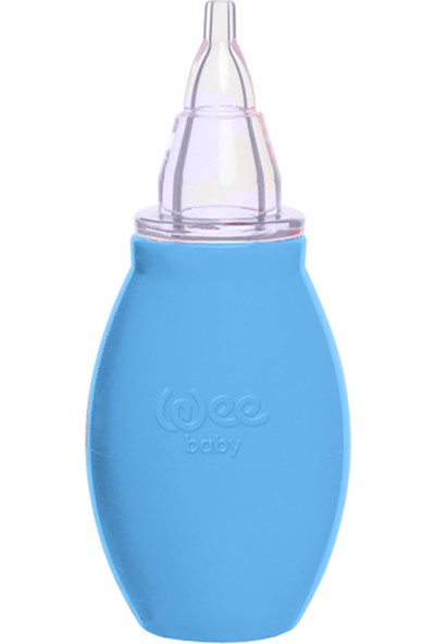Wee Baby Silikon Burun Aspiratörü Mavi