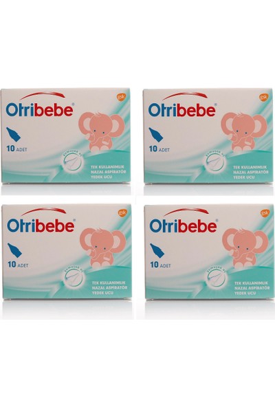 Otribebe Nazal Aspiratörü 10'lu Yedek Uç X4 Adet Otribebe Nazal Aspiratörü 10'lu Yedek Uç X4 Adet