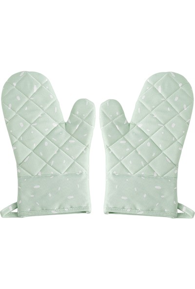 Farfi 2'li Mutfak Mikrodalga Fırın Kalınlaşmak Kaymaz Isı Yalıtım Eldivenleri Pişirme Aracı (Yurt Dışından)