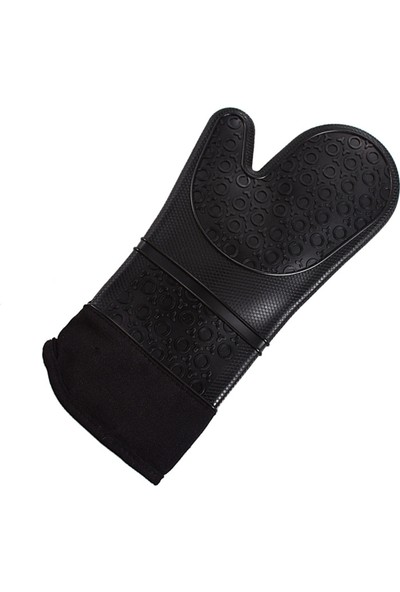 Farfi Esnek Dayanıklı Silikon Fırın Eldiveni - Siyah (Yurt Dışından)