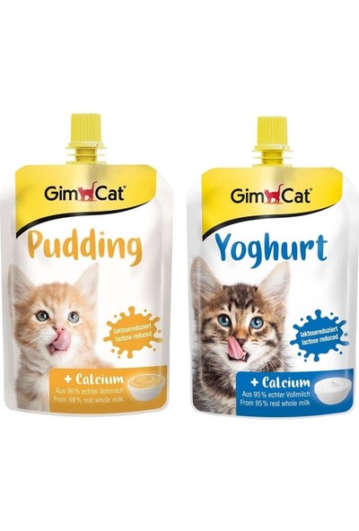 Gimcat Puding 150 gr + Gimcat Yoğurt 150 gr
