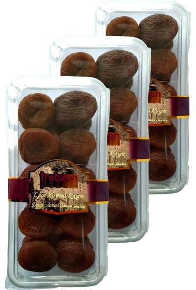 Malatya Jumbo Boy Siyah Kayısı Gün Kurusu 3 x 350 gr