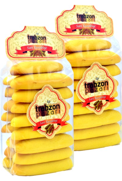 Trabzon Pazarı Yöresel Trabzon Sarı Kurabiyesi 2 x 400 gr