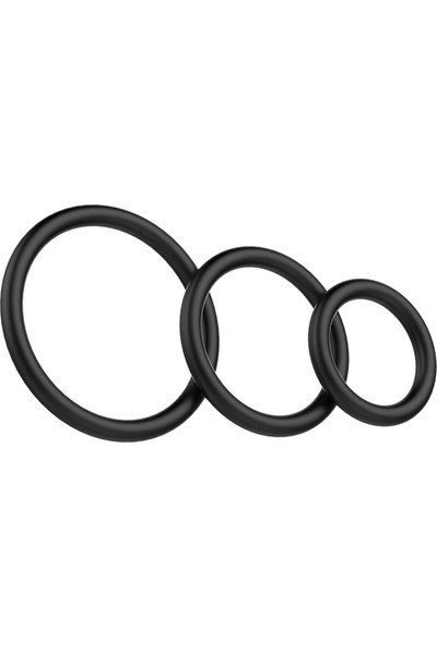 Lilitu Shop Triour 3'lü Silikon Penis Halka Seti Lilitu Shop Triour 3'lü Silikon Penis Halka Seti
