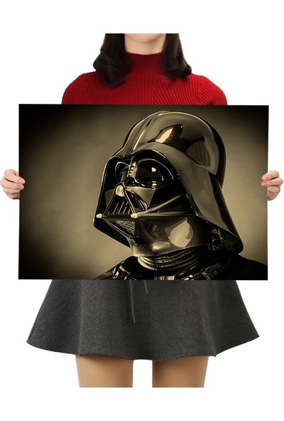 Caph Design Darth Vader - Star Wars Vintage Kraft Poster 32X45CM Caph Design Darth Vader - Star Wars Vintage Kraft Poster 32X45CM