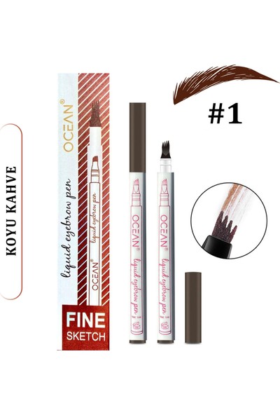 Ocean Kalıcı Likit Kaş Şekillendirici Kalem Ocean Kalıcı Likit Kaş Şekillendirici Kalem