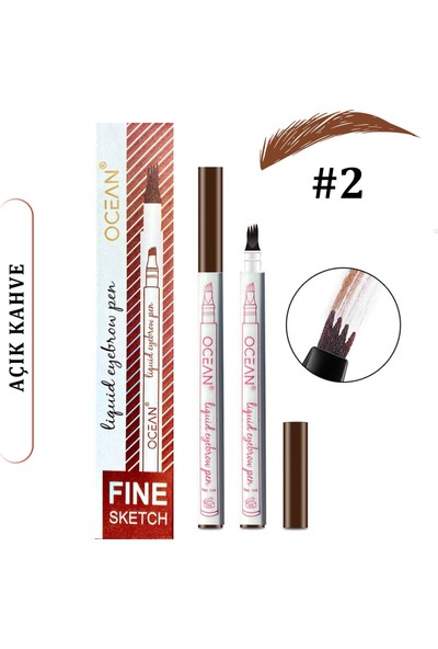 Ocean Kalıcı Likit Kaş Şekillendirici Kalem Ocean Kalıcı Likit Kaş Şekillendirici Kalem