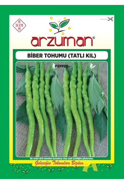 Arzuman Tatlı Kıl Biber Tohumu 10 gr