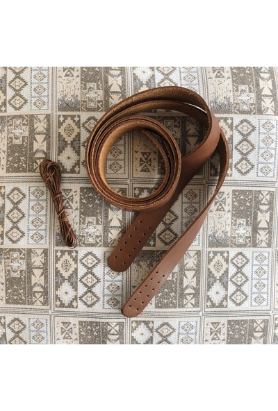 Alfa Tasarım Deri Dikilebilir Çanta Sapı (Çift)