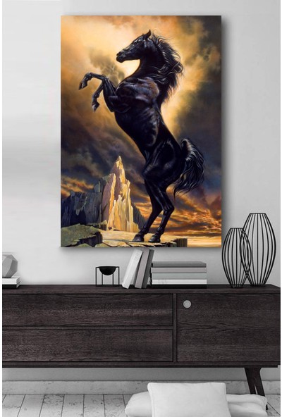 Hobimania Kanvas Tablo Şahlanan At Dekoratif Moda Duvar Dekorasyon Tablo 50X70 cm Hobimania Kanvas Tablo Şahlanan At Dekoratif Moda Duvar Dekorasyon Tablo 50X70 cm