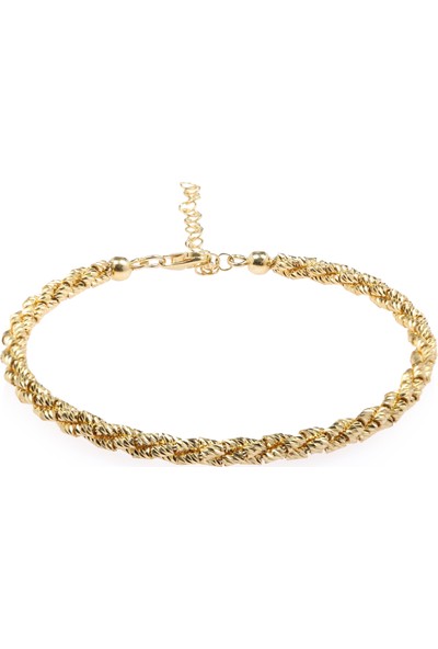 La Mabu Kadın Hasır Kelepçe 925 Ayar Gümüş Ayarlanabilir Bilezik