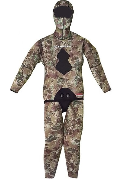 Kraken Elbise Camugreen Kamuflaj 5 Mm. Serbest Dalış Elbisesi M