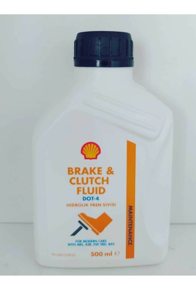 Shell Fren ve Debriyaj Dot 4 Hidrolik Yağı 500 ml Shell Fren ve Debriyaj Dot 4 Hidrolik Yağı 500 ml