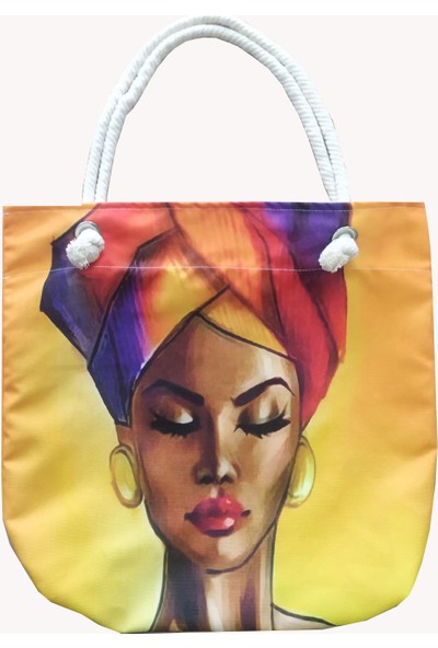 Alkan Homes Kırlent Dünyası Afrikalı Kız Temalı Astarlı-Fermuarlı Dijital Baskılı Çok Amaçlı Çanta Alkan Homes Kırlent Dünyası Afrikalı Kız Temalı Astarlı-Fermuarlı Dijital Baskılı Çok Amaçlı Çanta